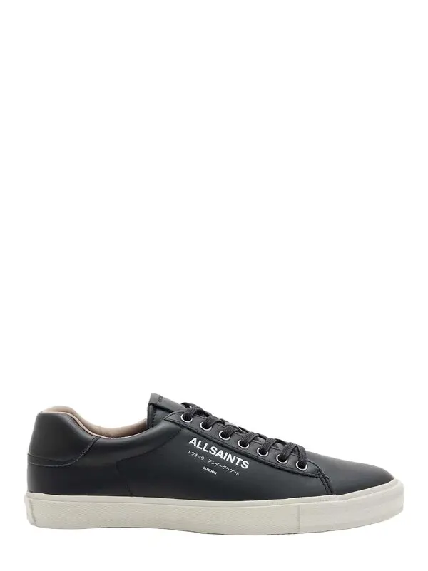 ALLSAINTS Underground Leather Sneakers - Black