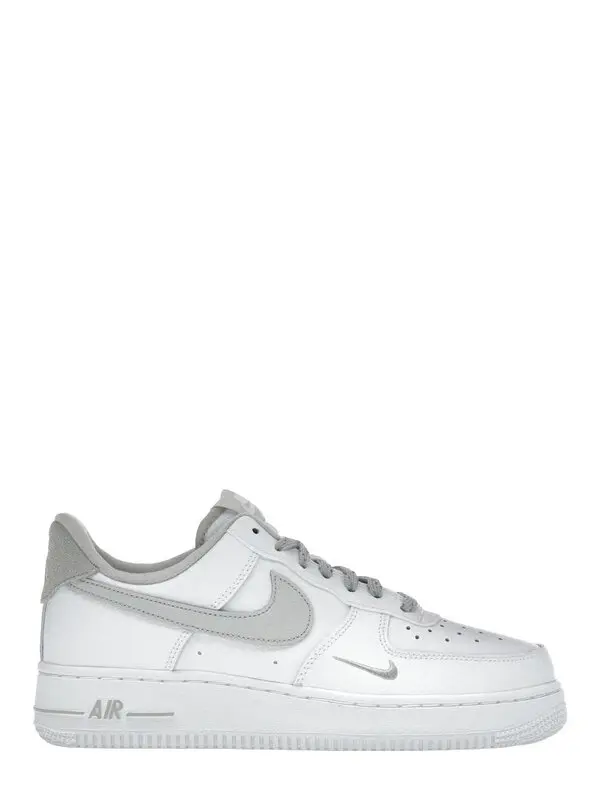 Nike Air Force 1 Low '07 Reflective Swoosh - White/light Iron Ore/reflect Silver