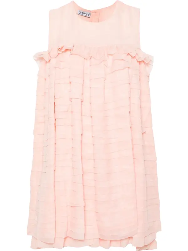 BARUNI Ruffled Mini Dress - Pink