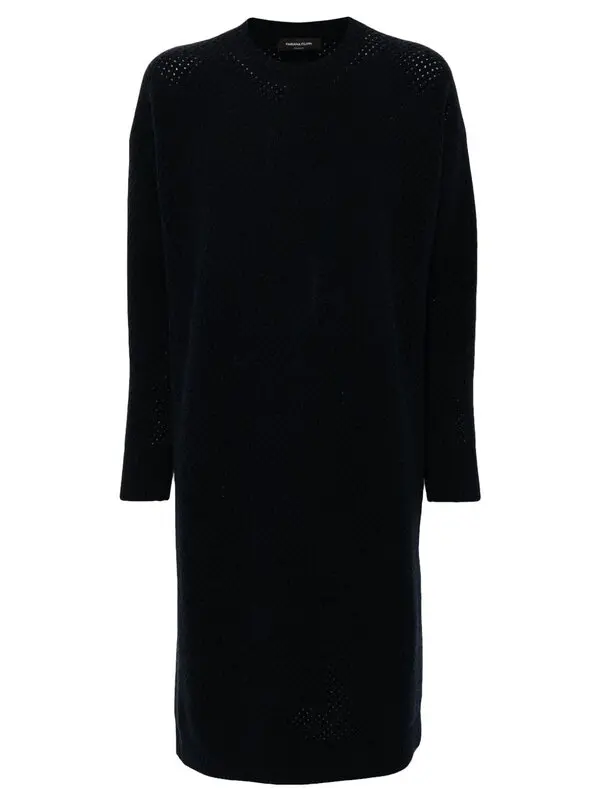 Fabiana Filippi Open-knit Dress - Blue