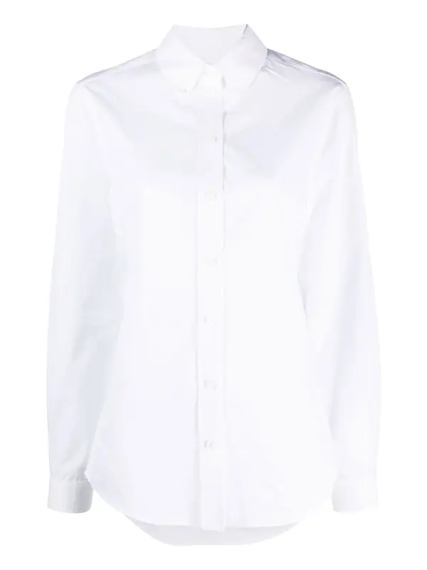 Givenchy Long-sleeve Cotton Shirt - White