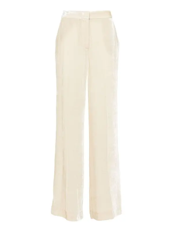 P.a.r.o.s.h Relur Velvet Trousers - Neutrals