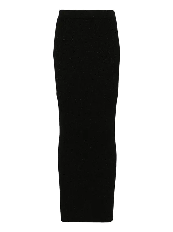 P.a.r.o.s.h Romylux Maxi Skirt - Black