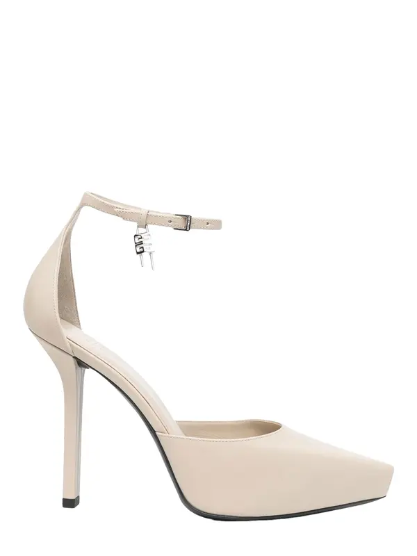 Givenchy Charm-detail Ankle-strap Pumps - Neutrals