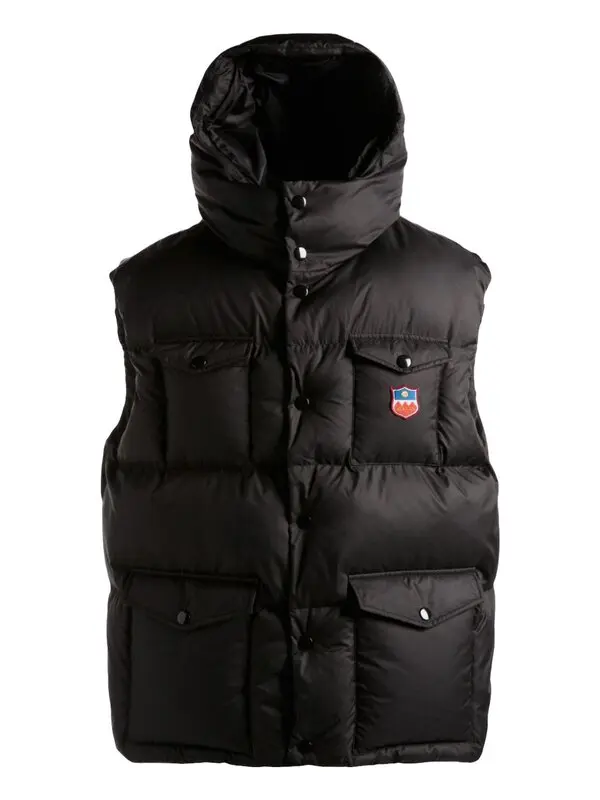 Bally Hooded Padded Gilet - Black
