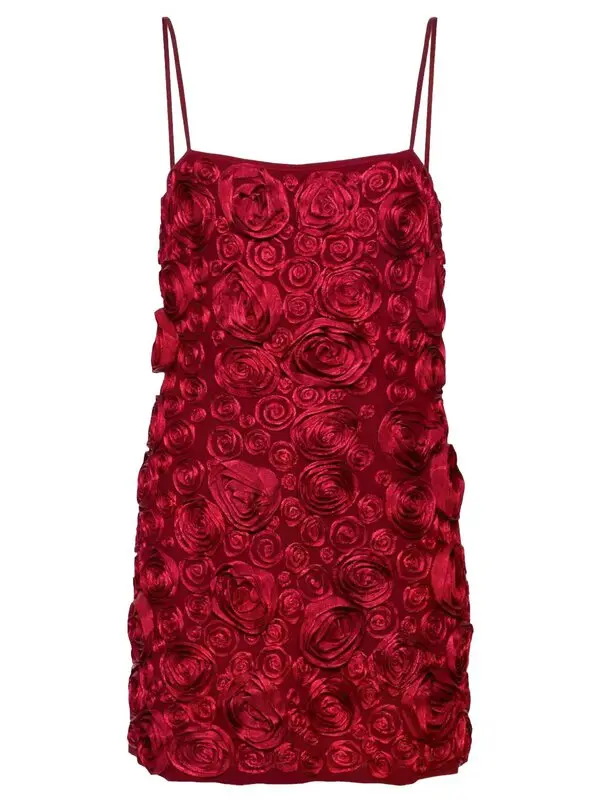 Blumarine 3d-detail Mini Dress - Red