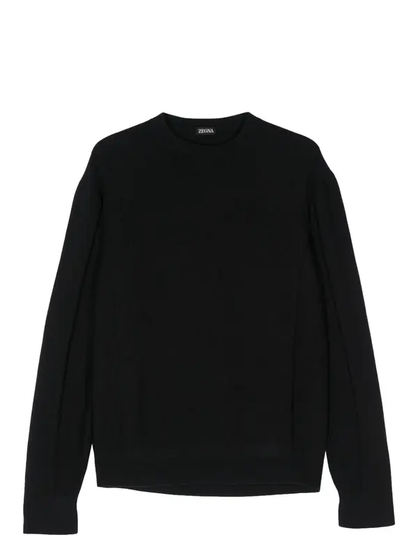 Zegna Brushed Sweater - Black