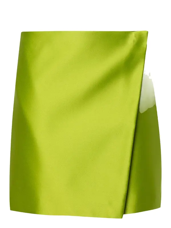 Philosophy Di Lorenzo Serafini Wraparound Mini Skirt - Green