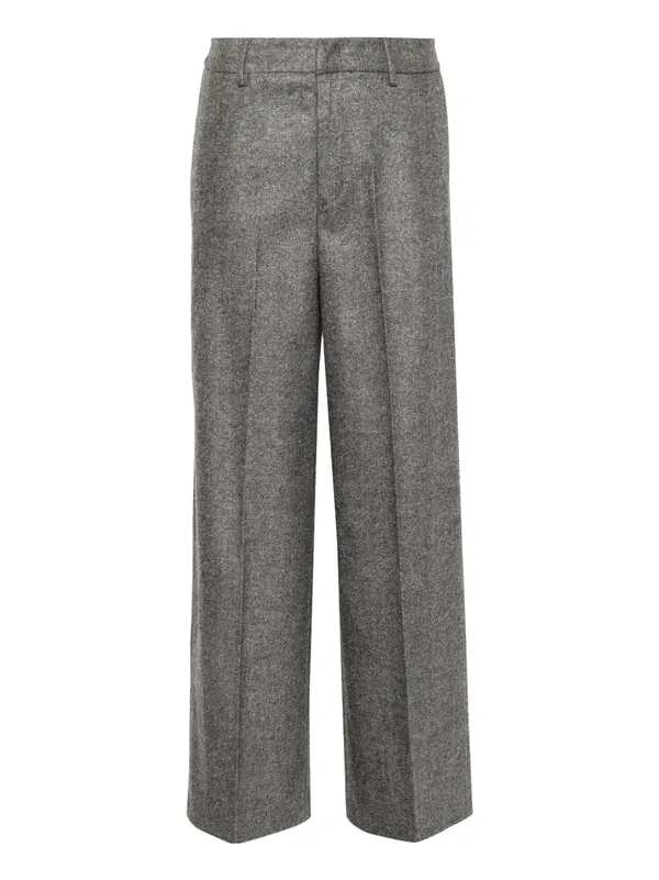 PT TORINO Herringbone Trousers - Grey