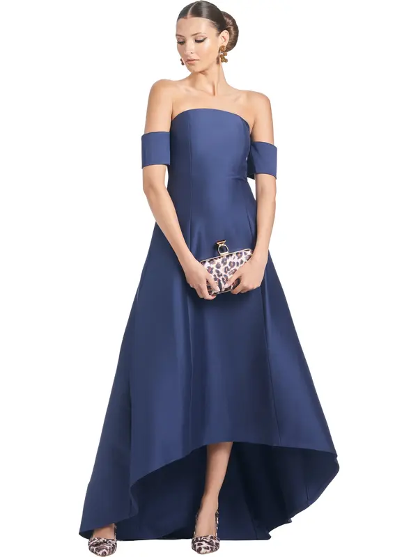 Sachin & Babi Agyness Strapless Gown - Night Sky