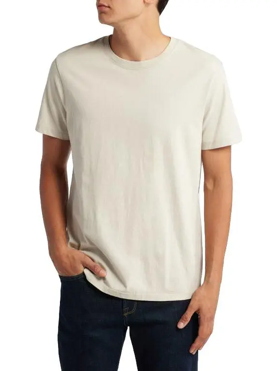 FRAME Relaxed Cotton T-shirt - Washed Off White