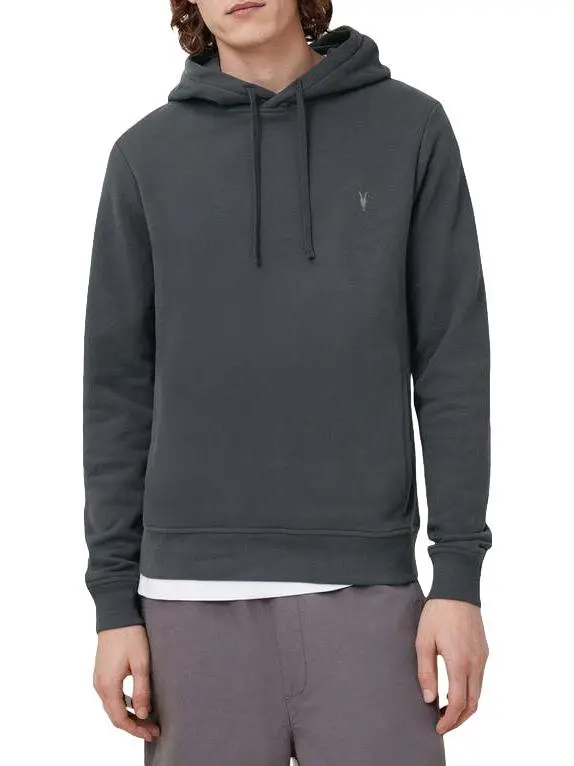 ALLSAINTS Raven Cotton Hoodie - Carter Grey