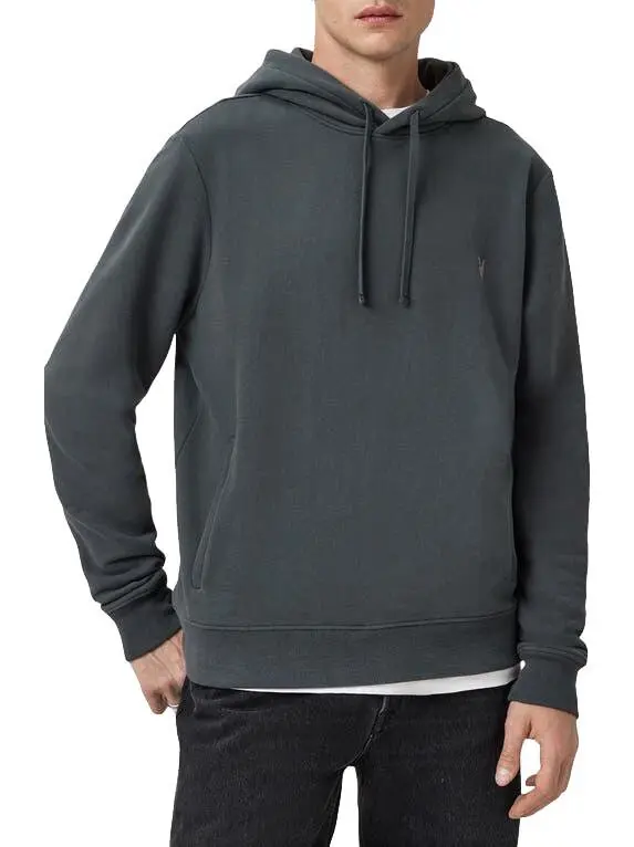 ALLSAINTS Raven Cotton Hoodie - Sunlight Blue
