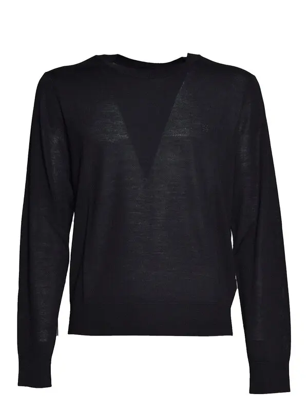 Dsquared2 Ribbed Knit Sweater - Nero