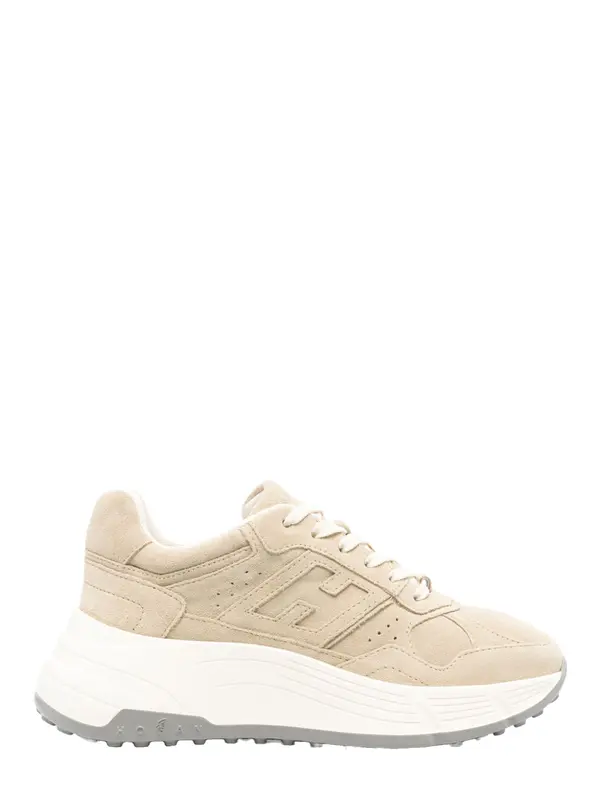 HOGAN PRE Hogan H669 Leather Sneakers - Beige