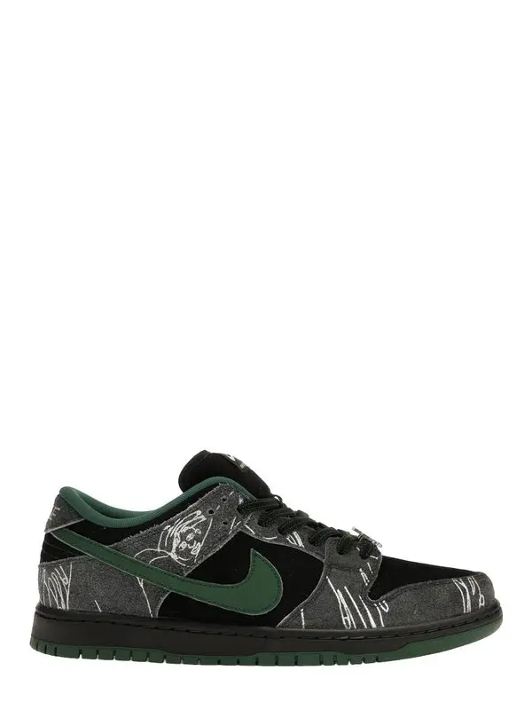 Nike Dunk Low There Skateboards Sneakers - Black/gorge Green/summit White