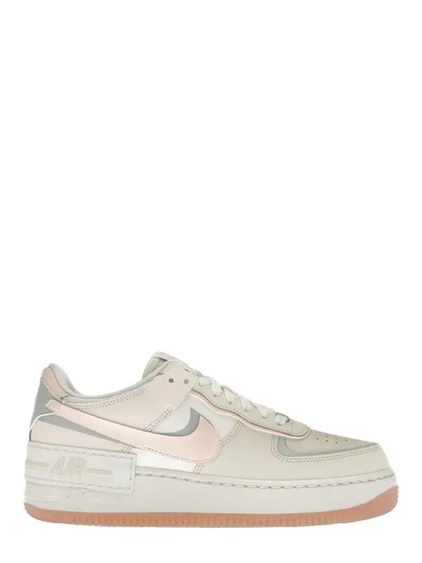 Nike Air Force 1 Low Shadow Crimson Tint Sneakers - Coconut Milk/light Silver/sail