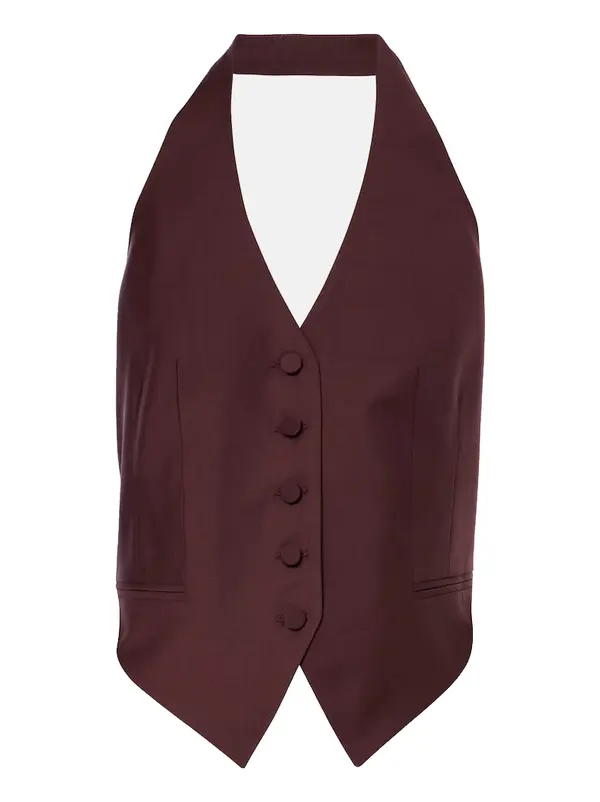 AYA MUSE Deneva Vest - Burgundy