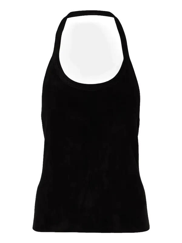 Stouls Cherry Halterneck Top - Black