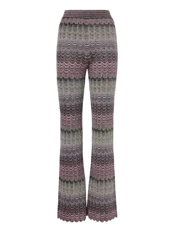 Missoni Zigzag High-rise Flared Pants - Multicoloured