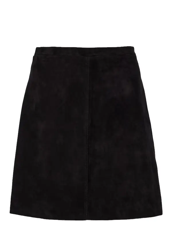 Stouls Lucie Leather Miniskirt - Black