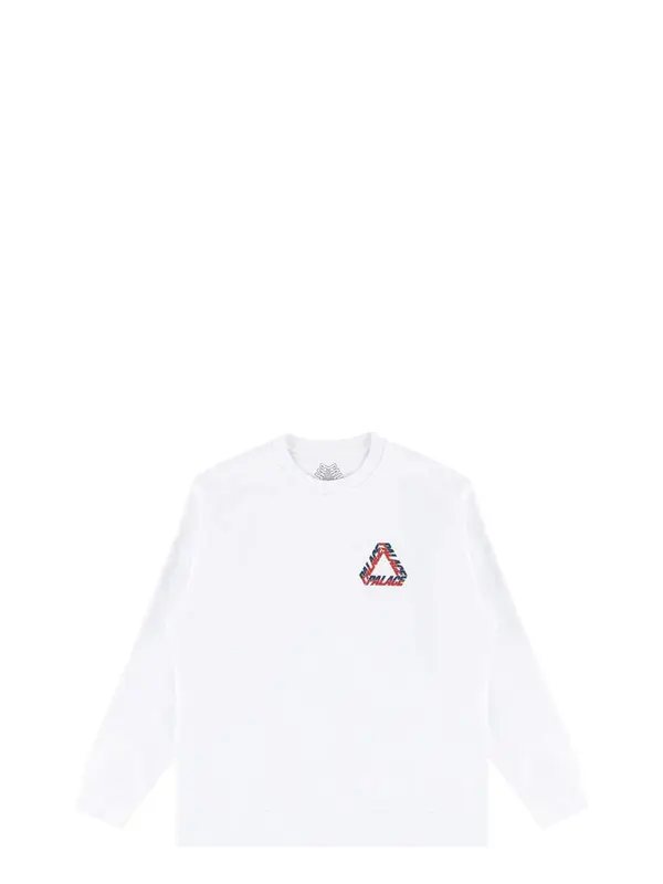 PALACE Split P3 Crew - White