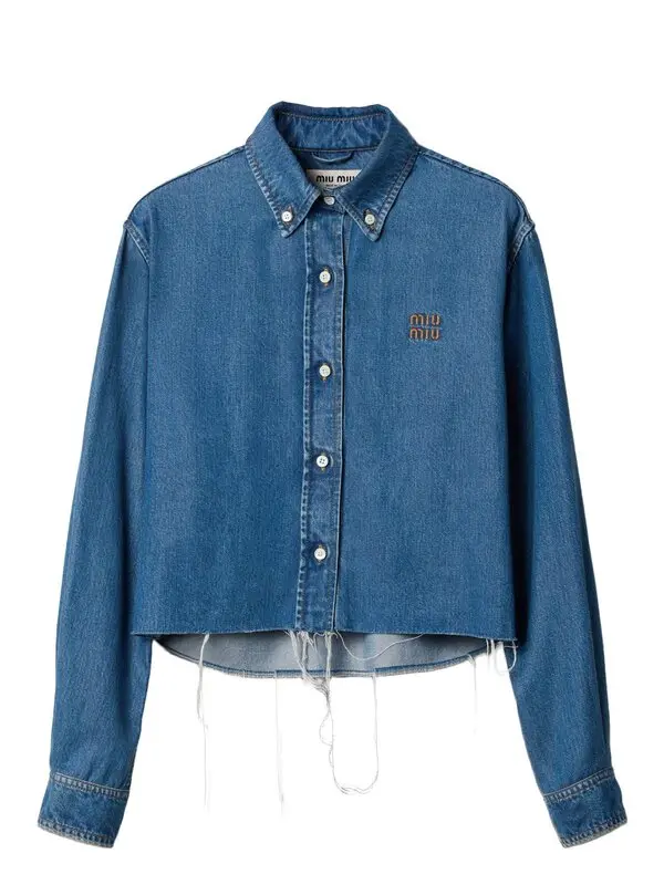 Miu Miu Denim Shirt - Navy