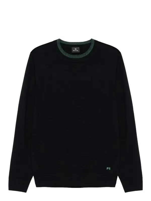 Paul Smith Wool Crewneck Sweater - Blue