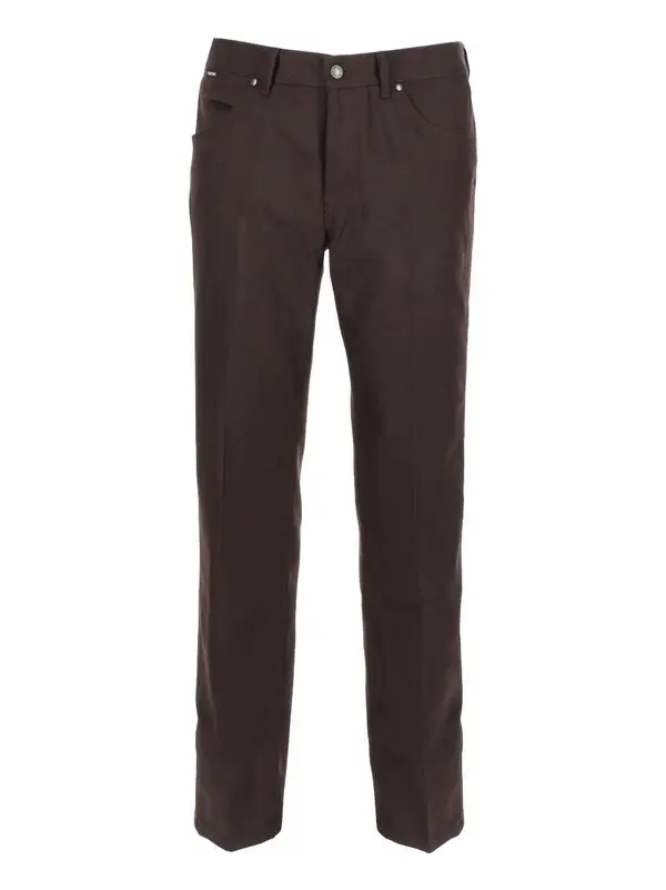 TOM FORD Wool Blend Pants - Brown
