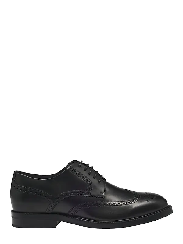 Hugo Boss Dressletic Leather Derby Shoes - Black