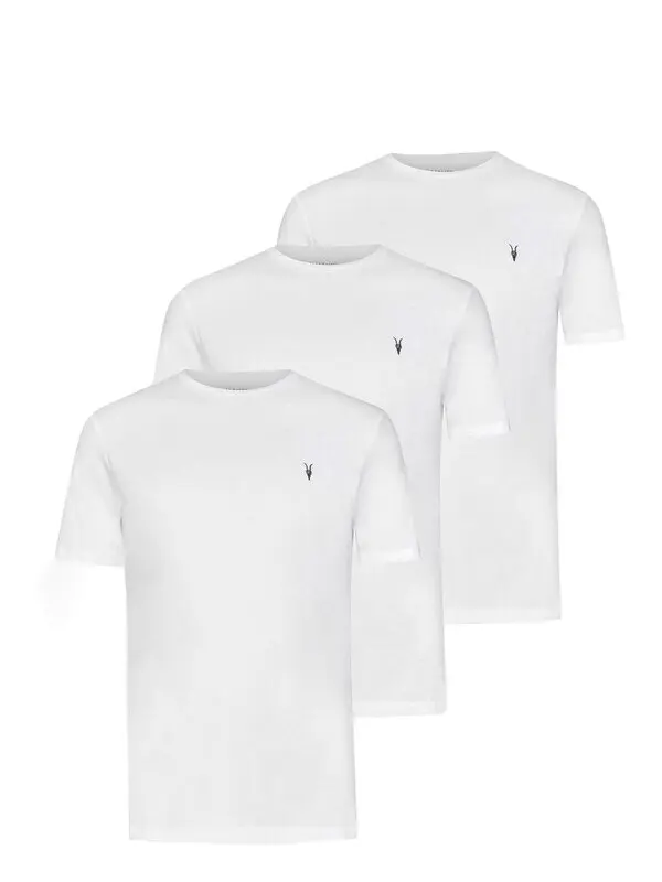 ALLSAINTS Brace Brushed Cotton T-shirts 3 Pack - White
