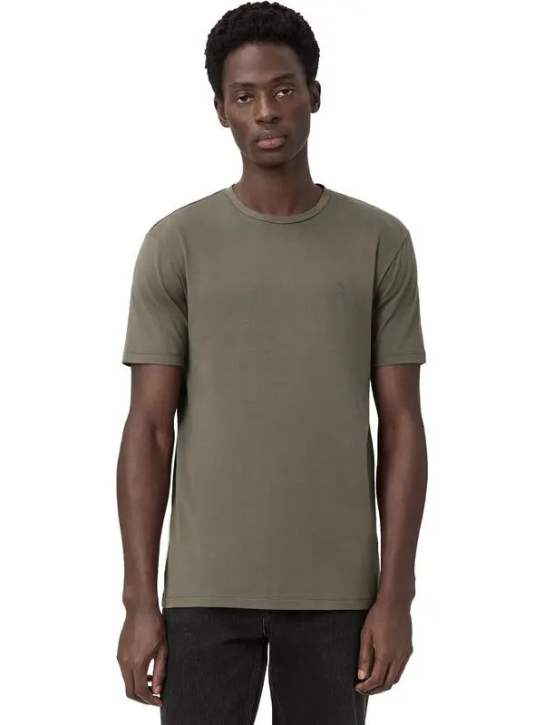 ALLSAINTS Brace Brushed Cotton T-shirts 3 Pack - White/green/green