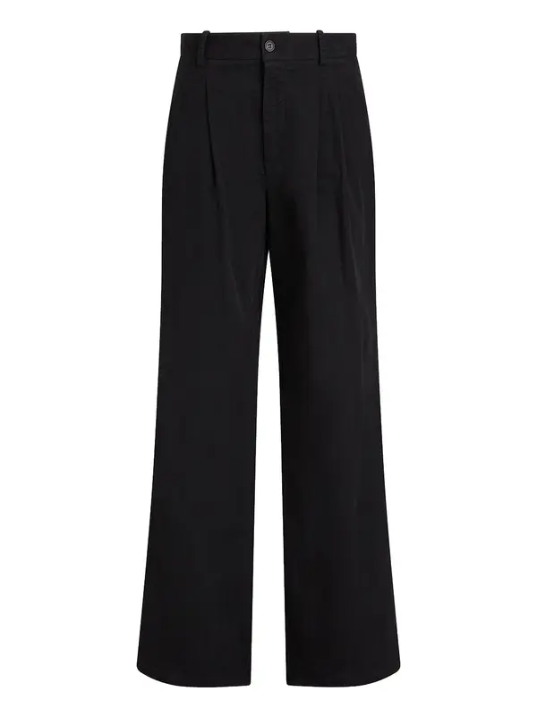 NILI LOTAN Flavie Wide-leg Pants - Black