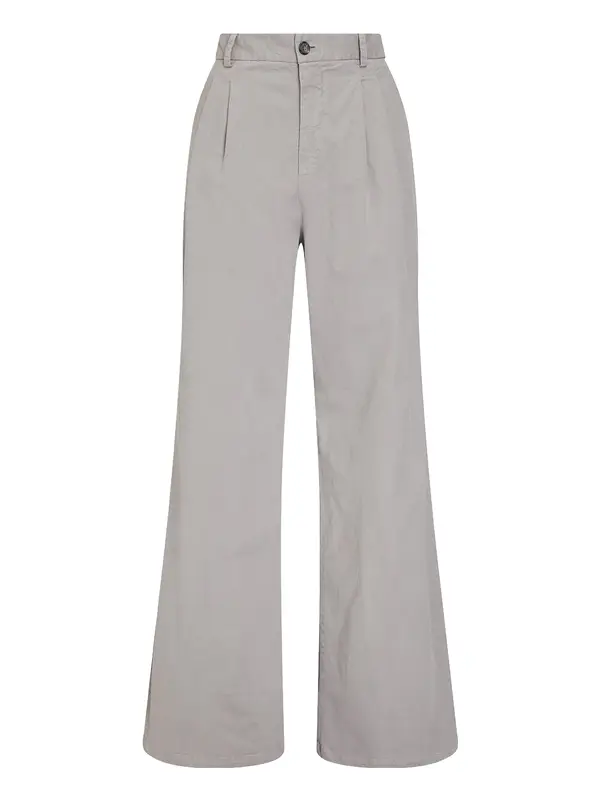 NILI LOTAN Flavie Wide-leg Pants - Gray