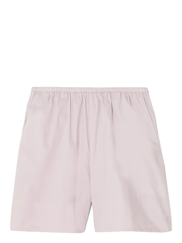 BY MALENE BIRGER Siona Cotton-poplin Shorts - Lilac