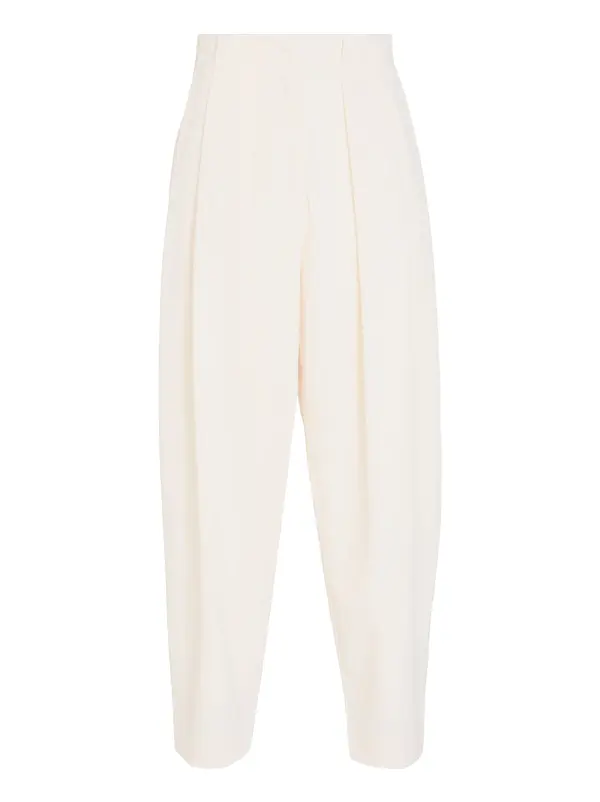 Palmer//harding Solo Twill Tapered Pants - Ivory