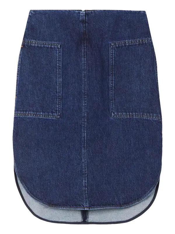 TOTEME Denim Skirt - Dark Denim