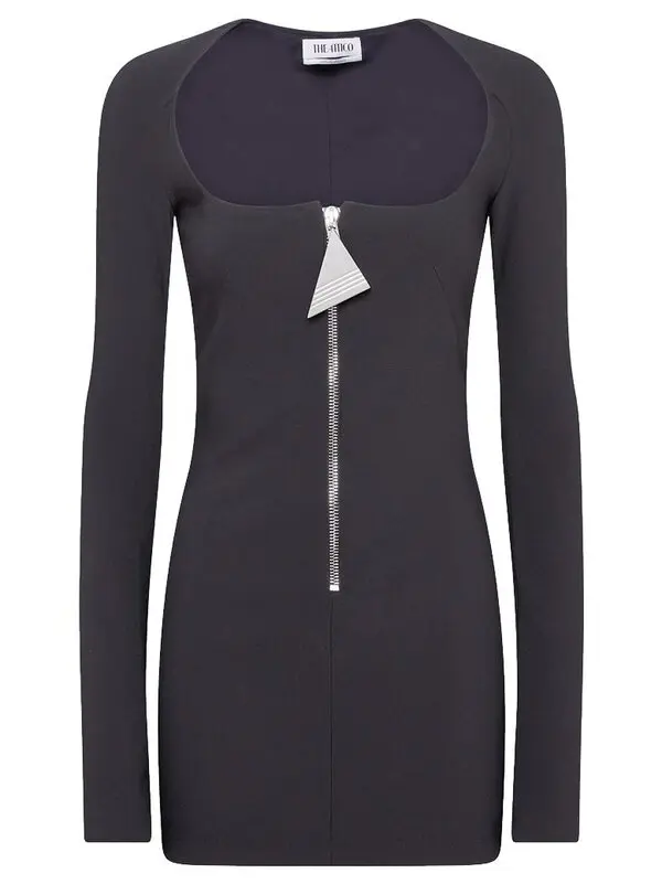 Attico Bodycon Mini Dress - Black