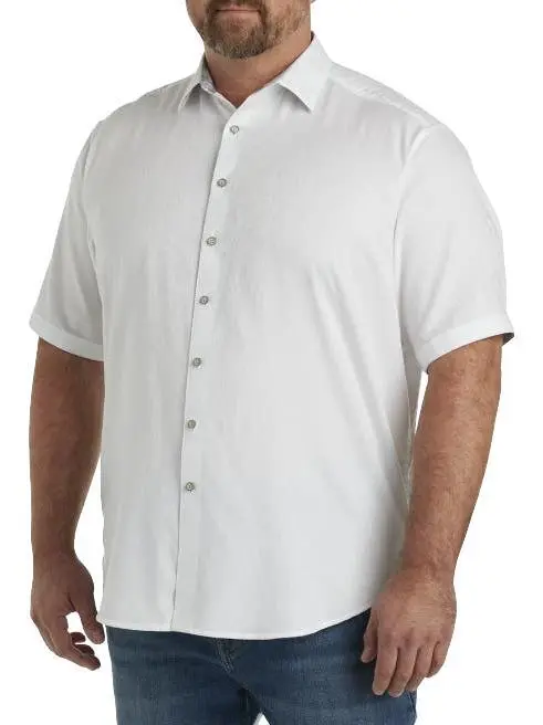 ROBERT GRAHAM DXL Big & Tall Luther Sport Shirt - White