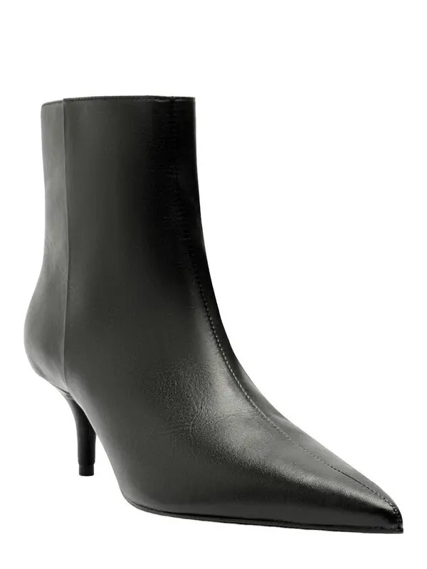 Schutz Mikki Pointed Toe Bootie - Black