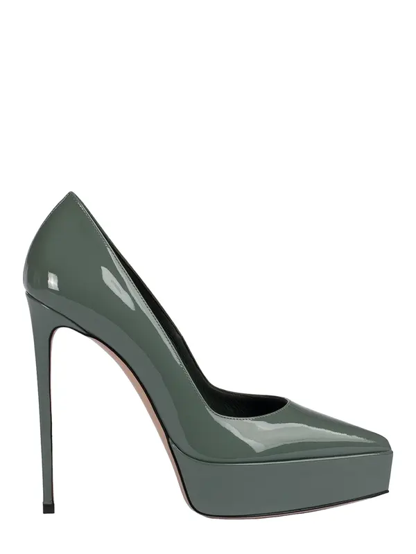 LE SILLA 140mm Uma Pumps - Green