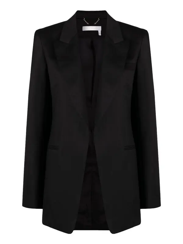 Chloé Single-breasted Tuxedo Blazer - Black