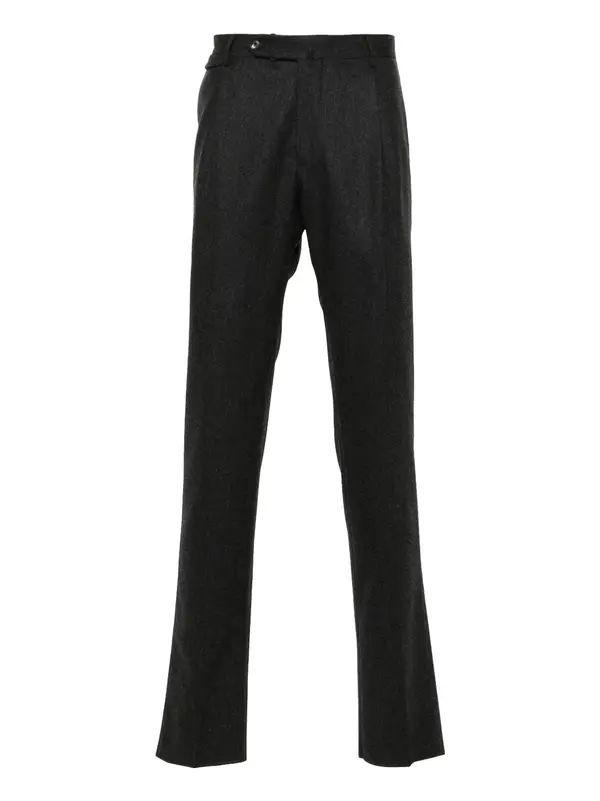 Tagliatore Wool Trousers - Grey