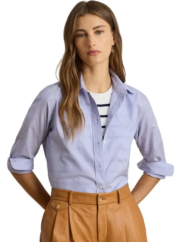Ralph Lauren Classic Fit Cotton Shirt - Lafayette Blue