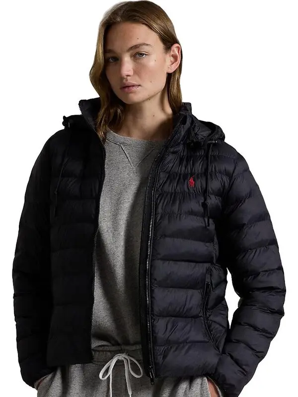 Ralph Lauren Water-resistant Packable Hooded Jacket - Rl Navy