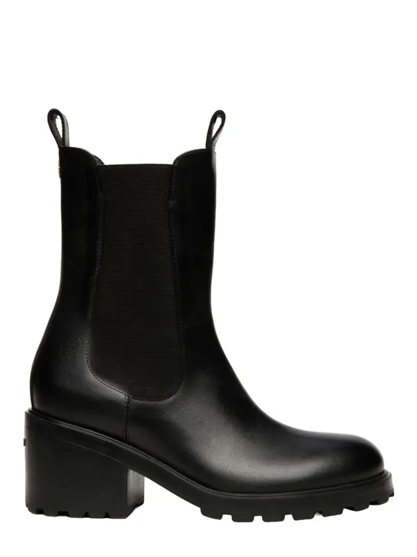 Bally Logo-plaque Chelsea Boots - Black