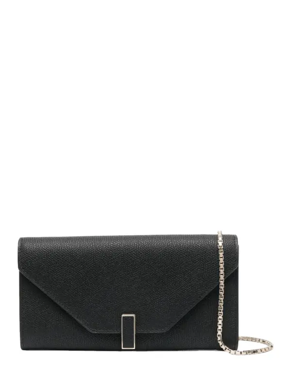 VALEXTRA Iside Chain-strap Leather Bag - Black