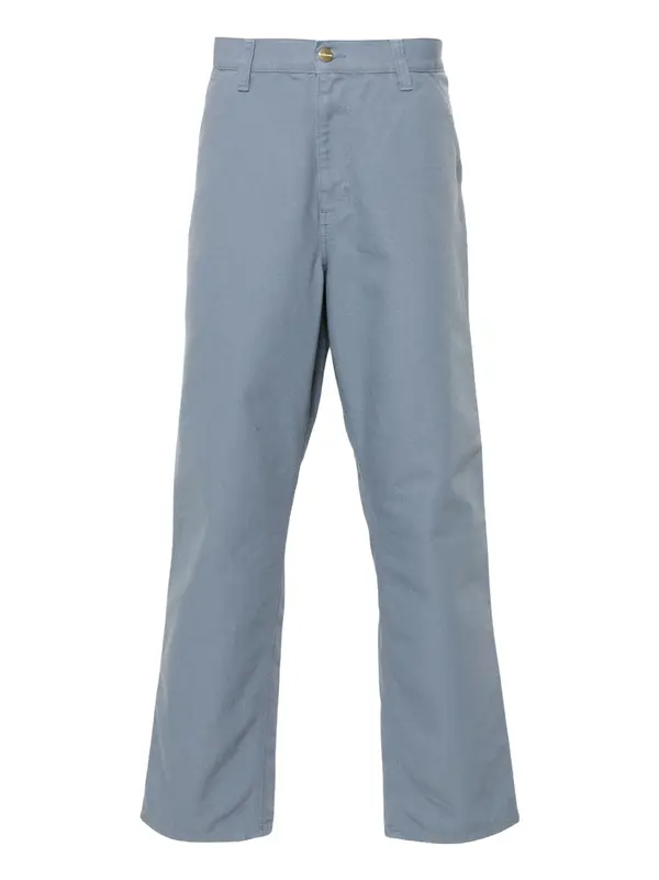 Carhartt Work In Progress Single Knee Straight-leg Trousers - Grey