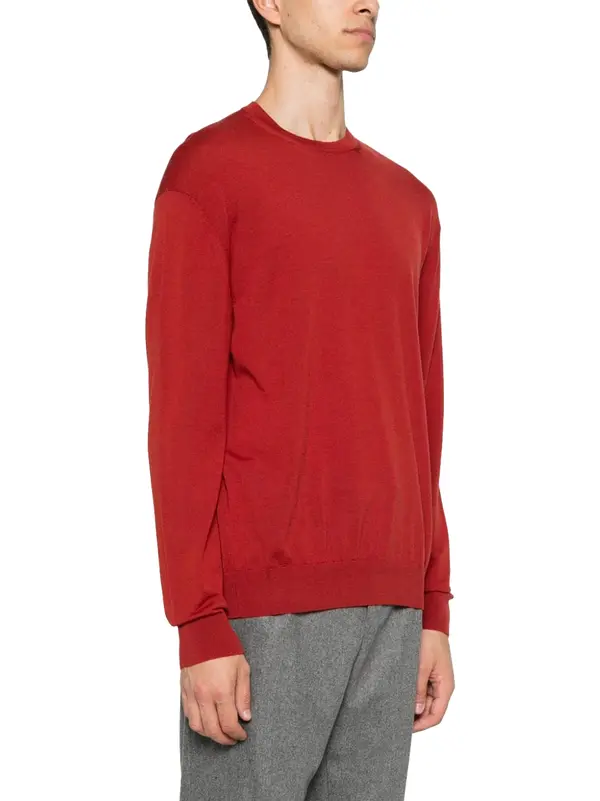 D4.0 Wool Sweater - Red