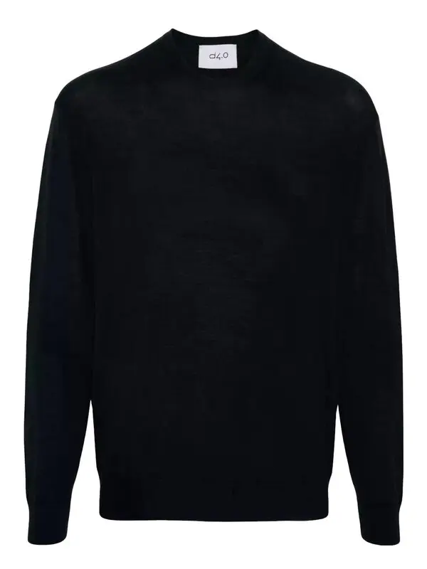 D4.0 Wool Sweater - Black